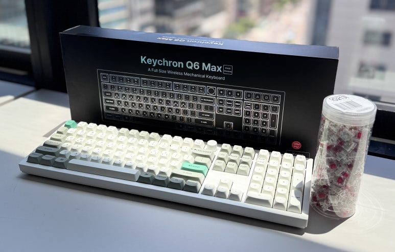 keychron Q6 Max 키알못 개봉기 (SUPER 스위치 적축)