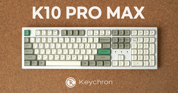 사무실 저소음키보드 이거 어때? Keychron 키크론 K10 PRO MAX 키보드 리뷰